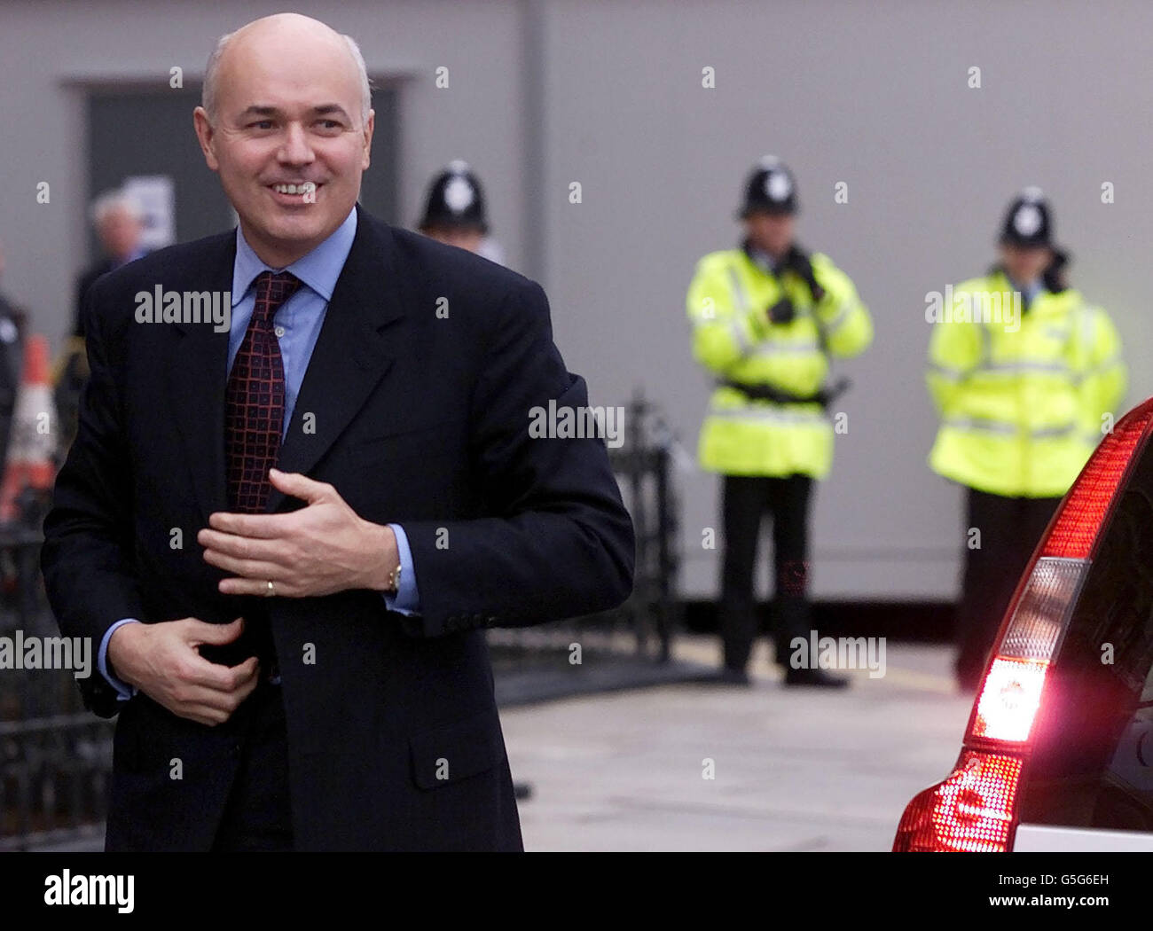New Conservative Leader Iain Duncan Smith after arriving at the ...