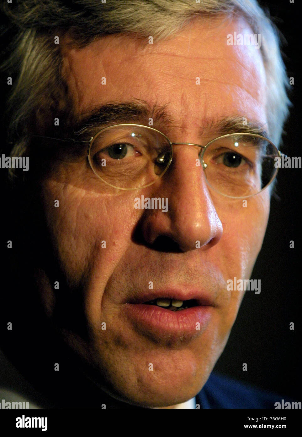Library filer dated 17/9/01 of Foreign Secretary Jack Straw who has ...