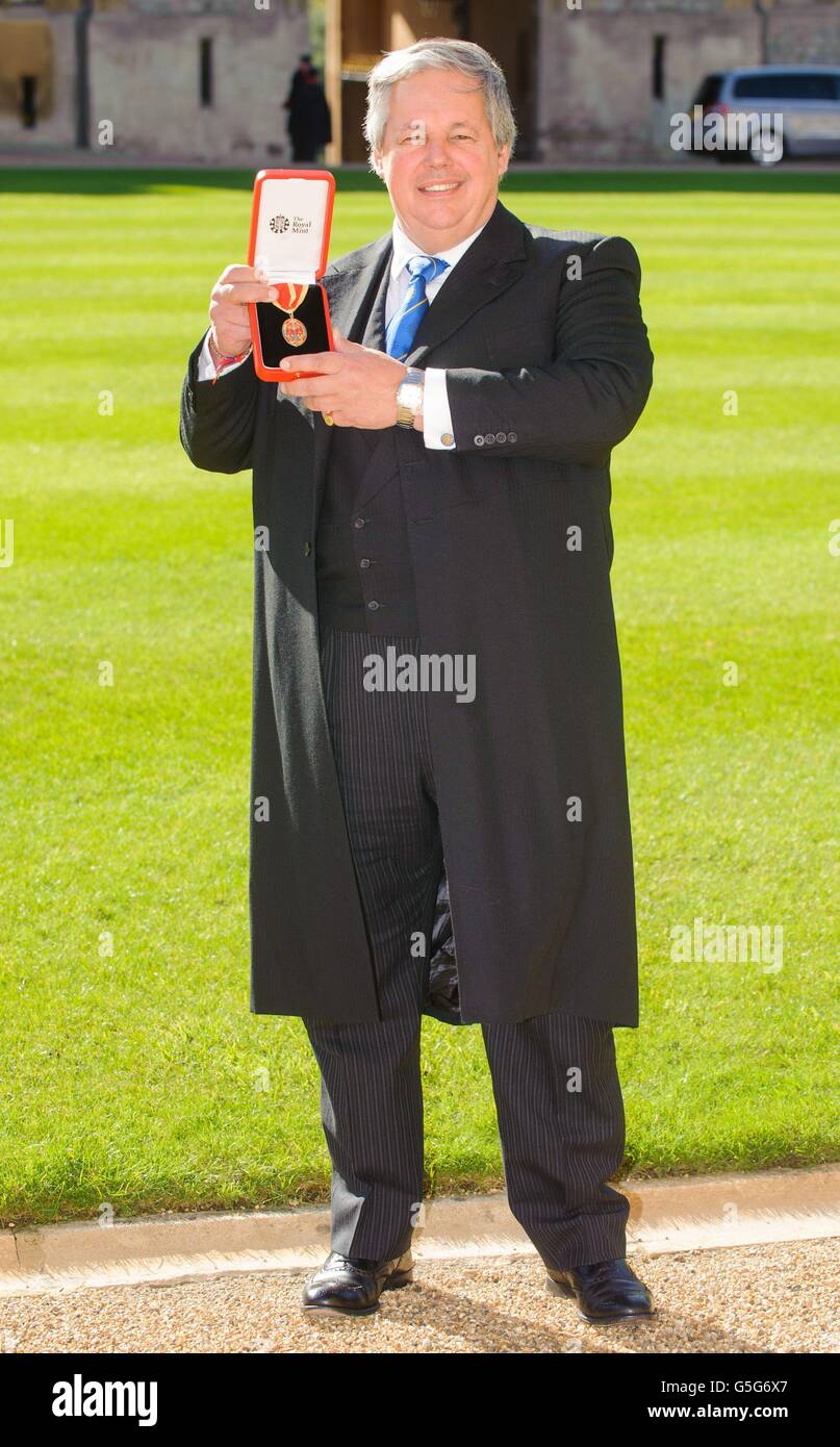 Sir Tony Baldry after receiving his Knighthood from the Prince of Wales ...
