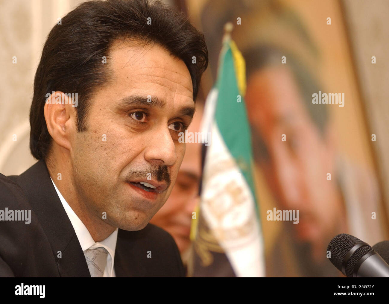 Ahmad Wali Masoud, de facto ambassador for the "United Front" opposed ...