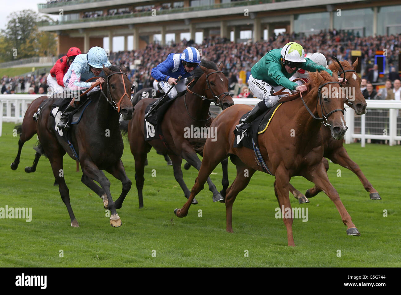 Horse Racing - Autumn Meeting - Day One - Ascot. Horses run in the ...