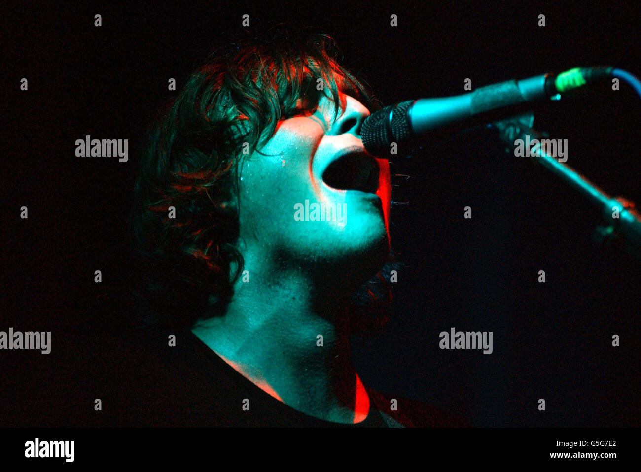 James Walsh, the lead singer of Starsailor performs during the Q Awards ...