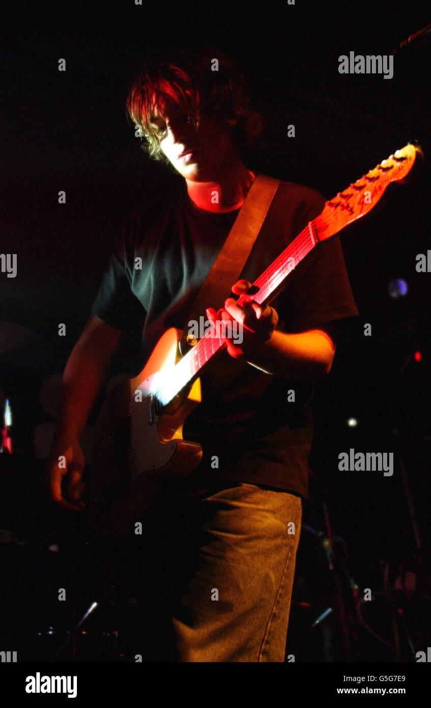 James Walsh, the lead singer of Starsailor performs during the Q Awards ...