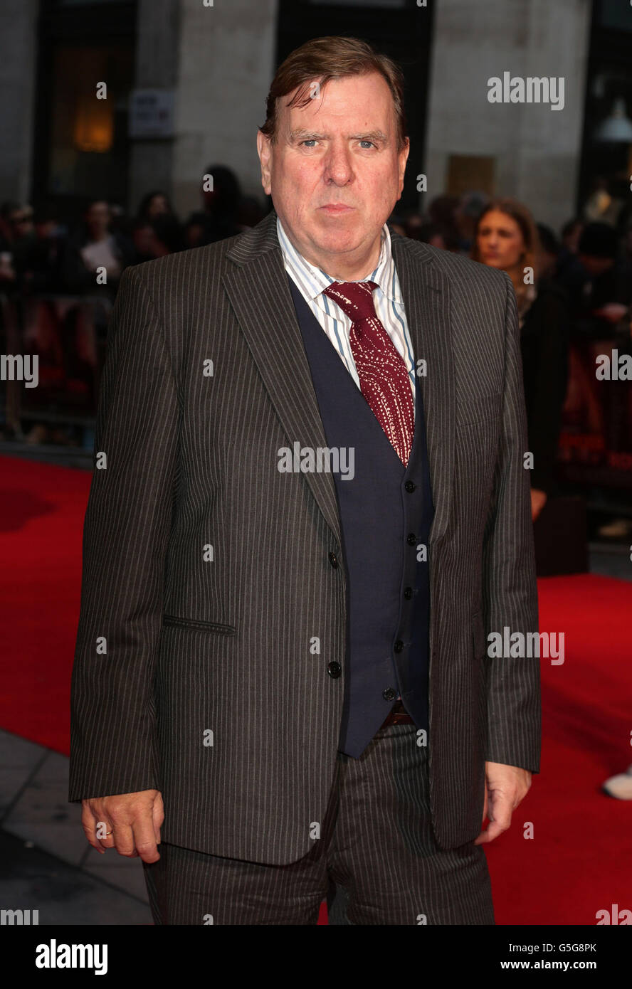 Timothy Spall arriving for the BFI London Film Festival screening of ...