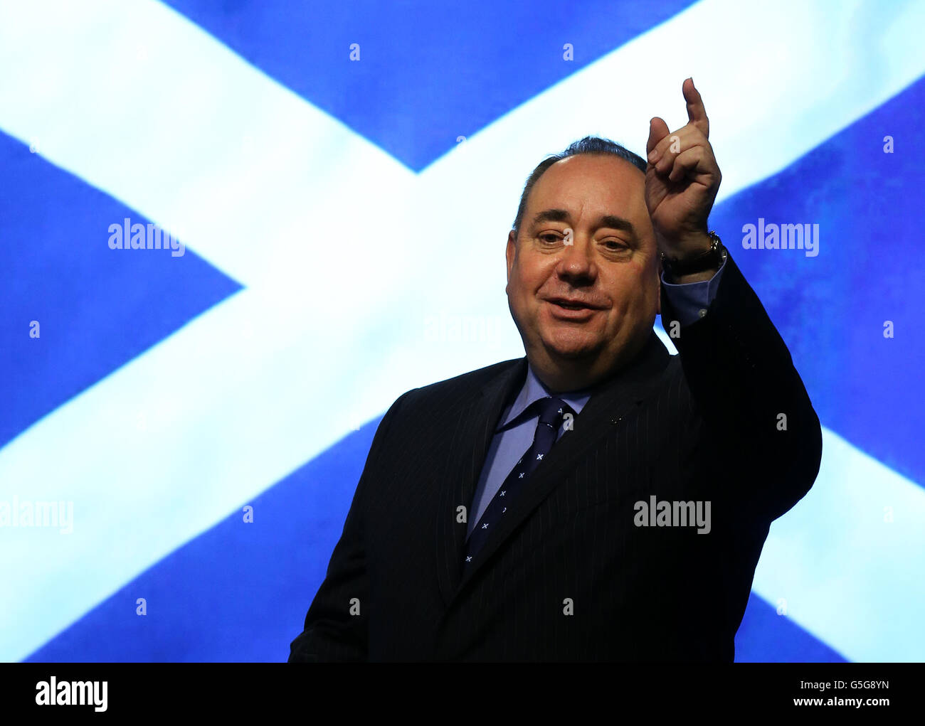 Scottish first minister alex salmond press conference st andrews house ...