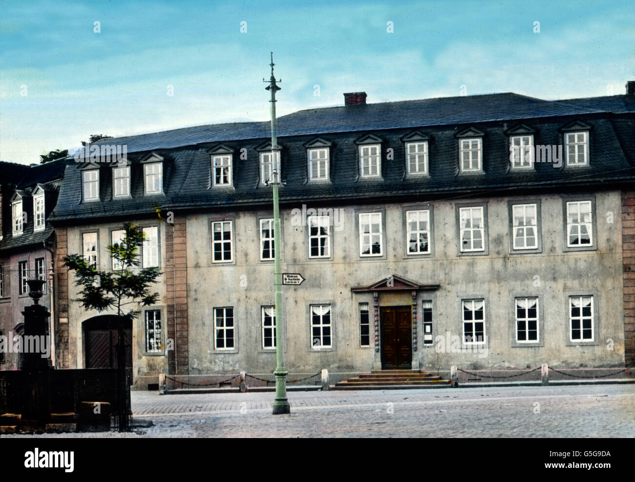 Goethe Nationalmuseum in Weimar. National Goethe Museum at Weimar ...