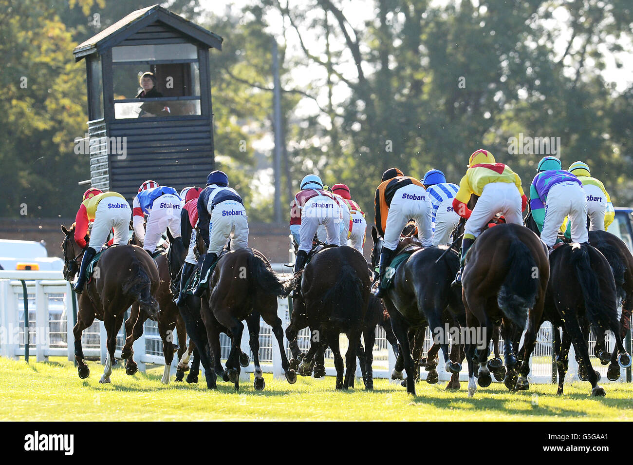 Horse racing towcester races hi-res stock photography and images - Alamy