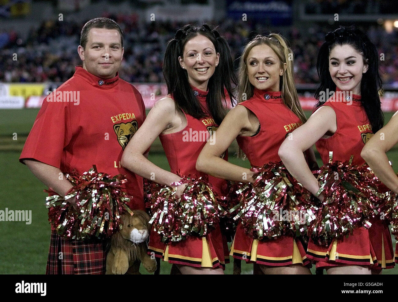 RUGBY UNION CHEERLEADERS Stock Photo - Alamy