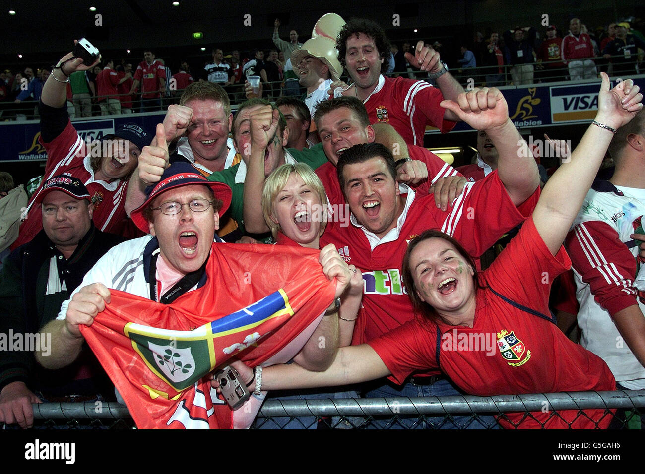 RUGBY UNION FANS Stock Photo - Alamy
