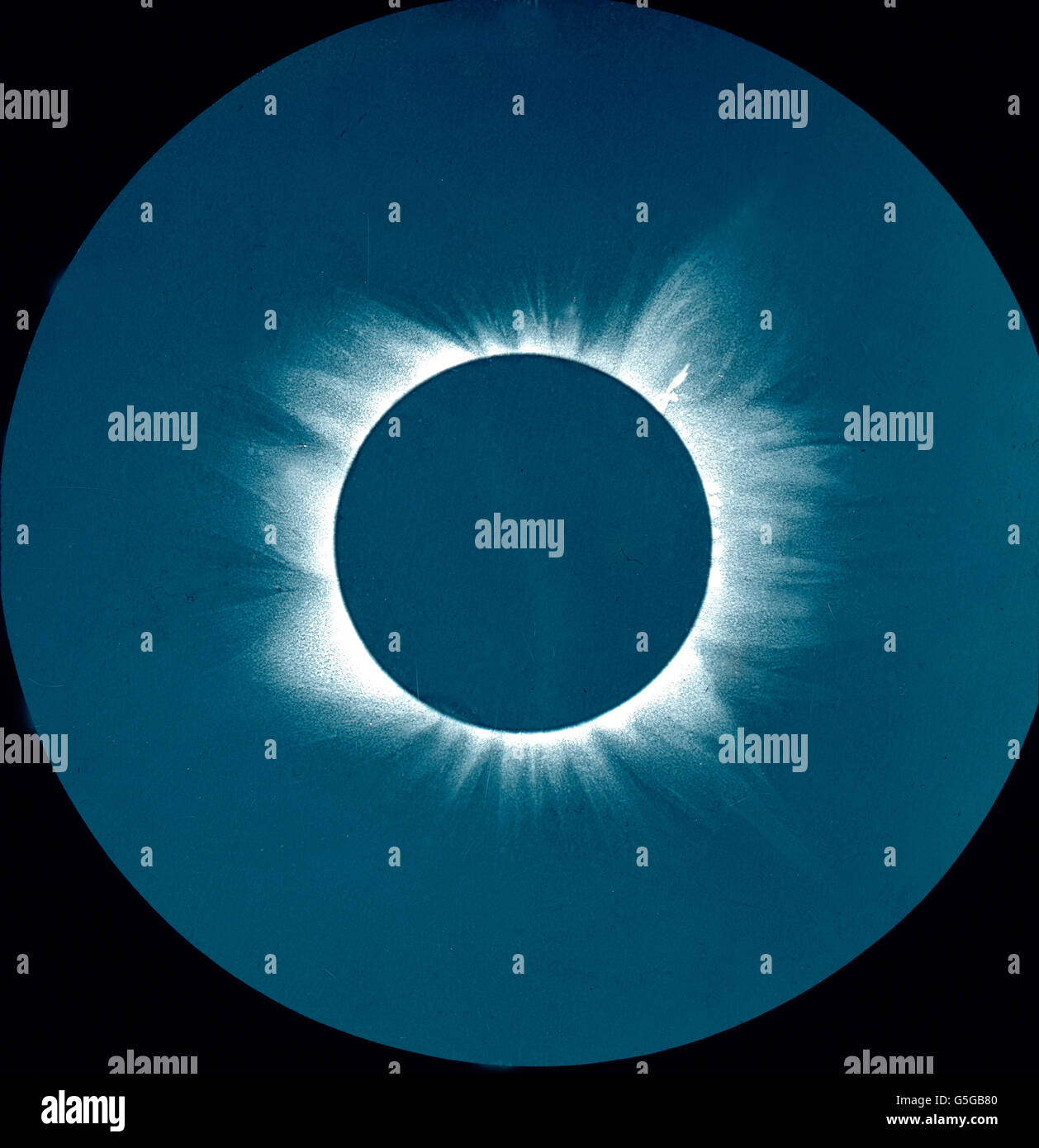 Der Corona Strahlenkranz der Sonne. The sun corona. astronomy, science ...