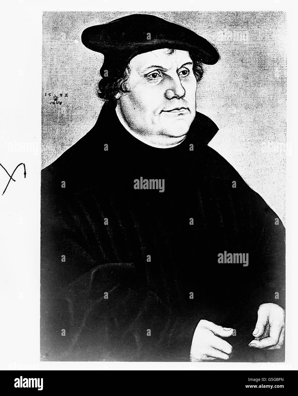 Der deutsche Reformator Martin Luther. German reformer Martin Luther ...