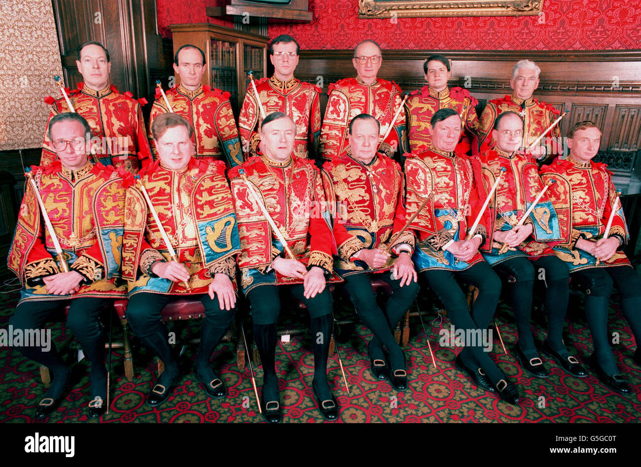 Heralds of the Realm - back row ( left to right), William Hunt, Timothy ...