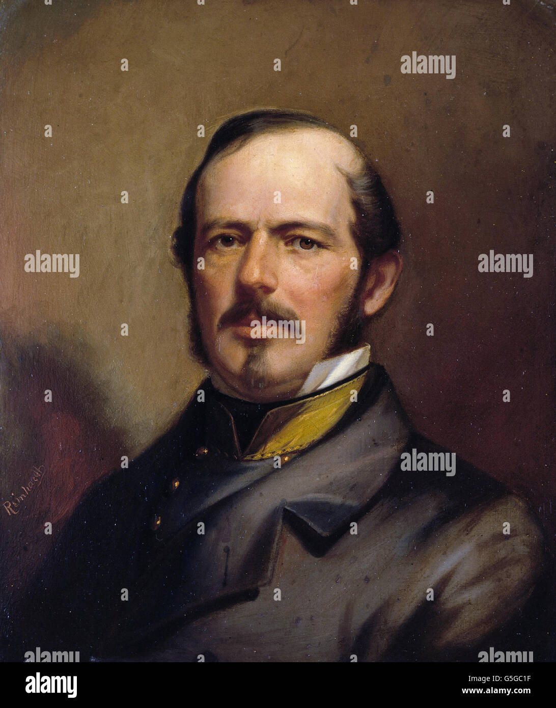Benjamin Franklin Reinhart - Joseph Eggleston Johnston Stock Photo - Alamy