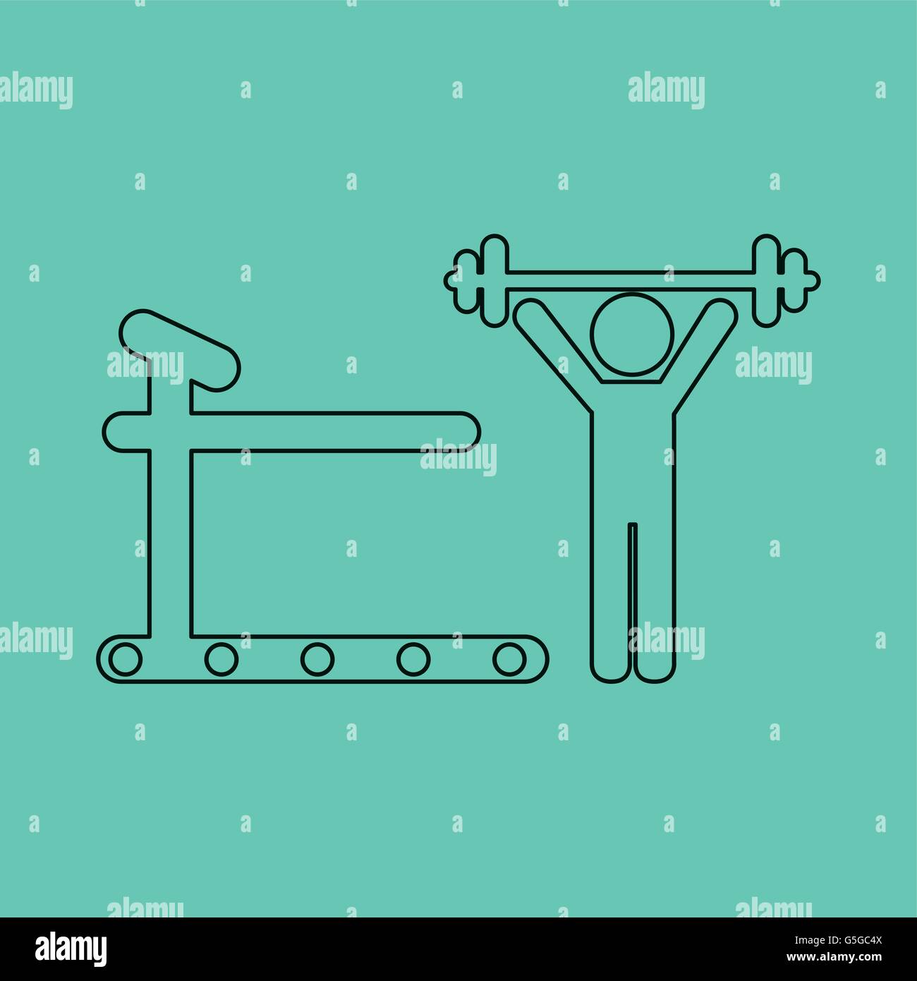 gym workout design Stock Vector Image & Art - Alamy