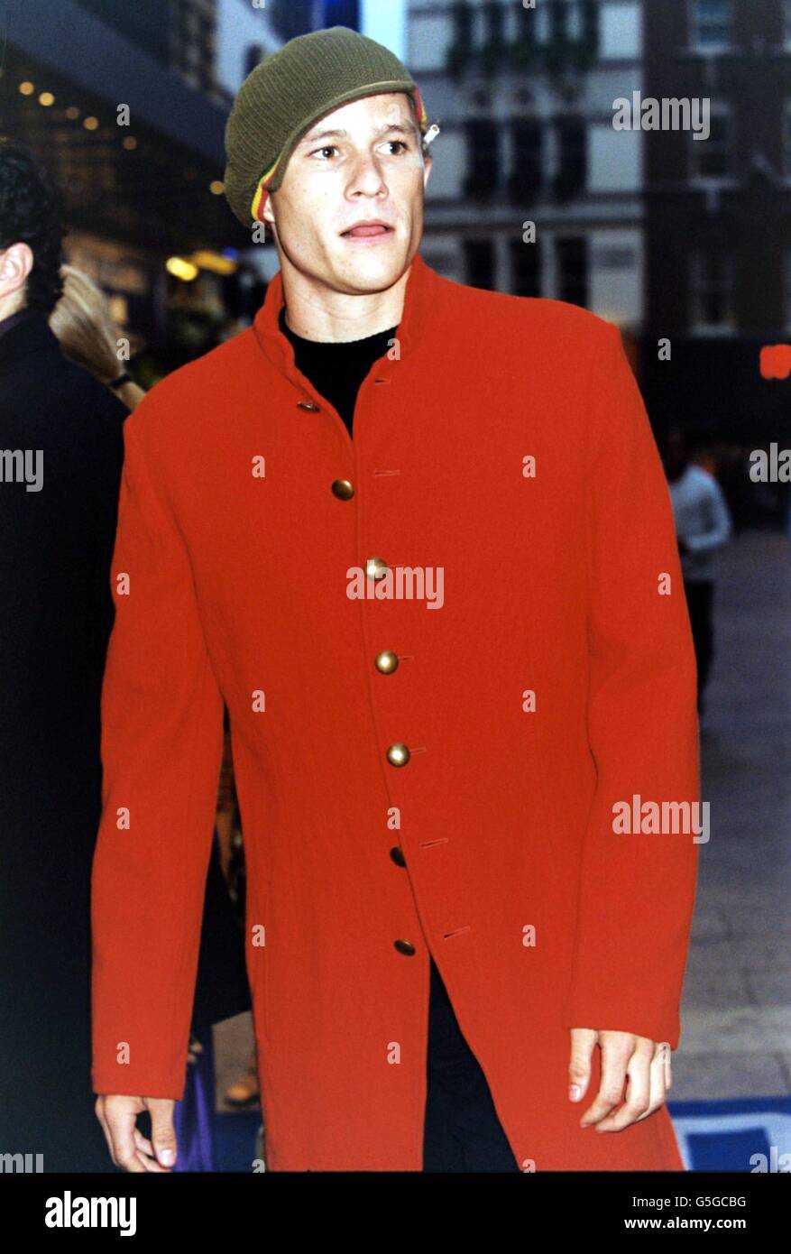 Actor Heath Ledger arrives at the Odeon Cinema in London's Leicester ...