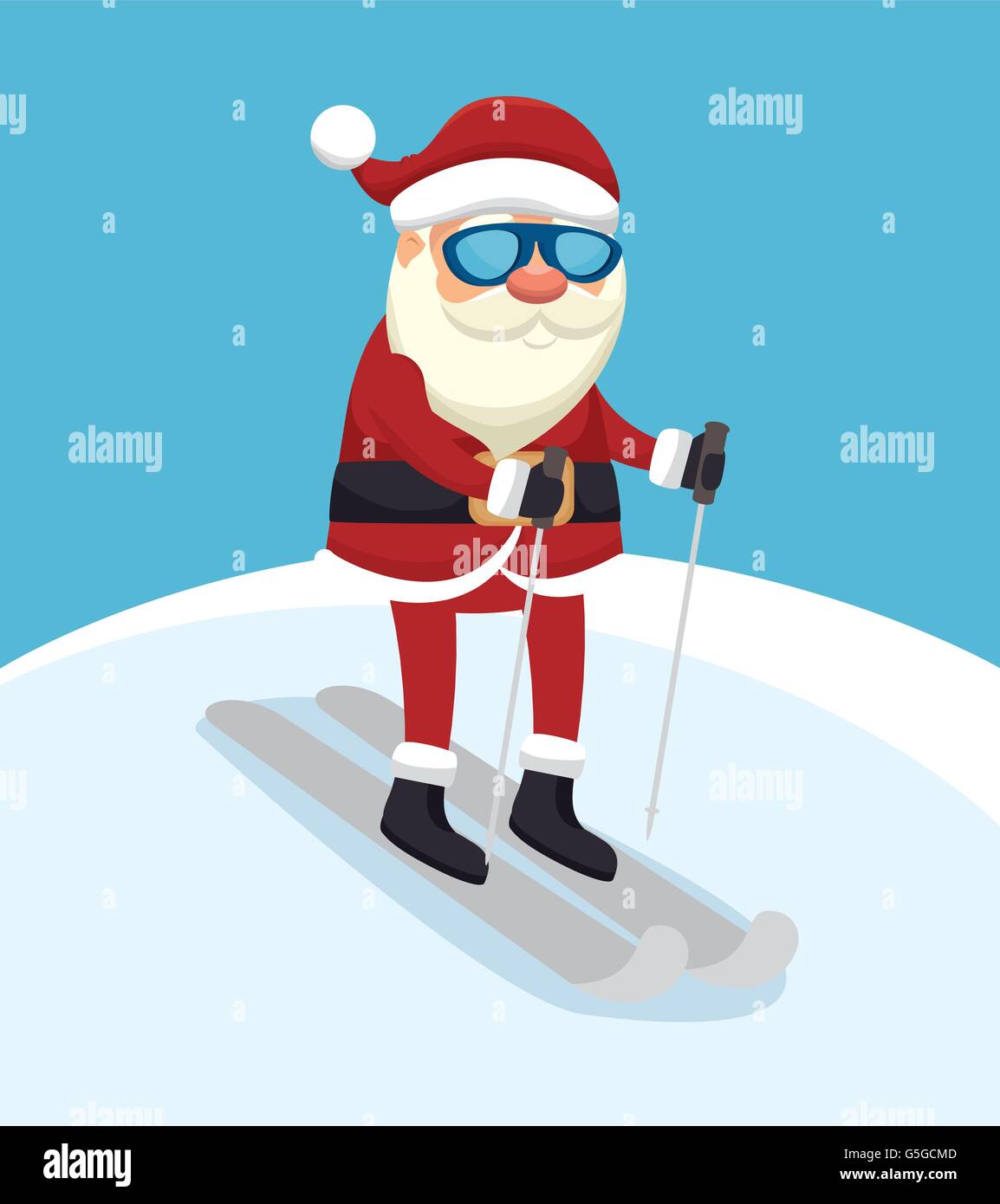 santa claus isolated icon design Stock Vector Image & Art - Alamy