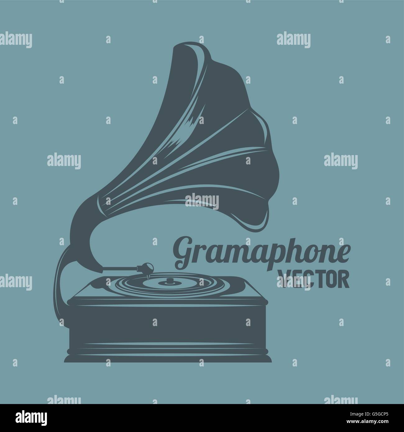 old gramophone isolated icon design Stock Vector Image & Art - Alamy