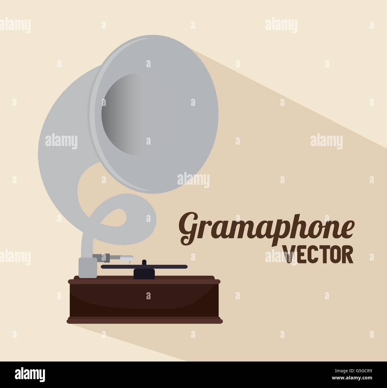 old gramophone isolated icon design Stock Vector Image & Art - Alamy