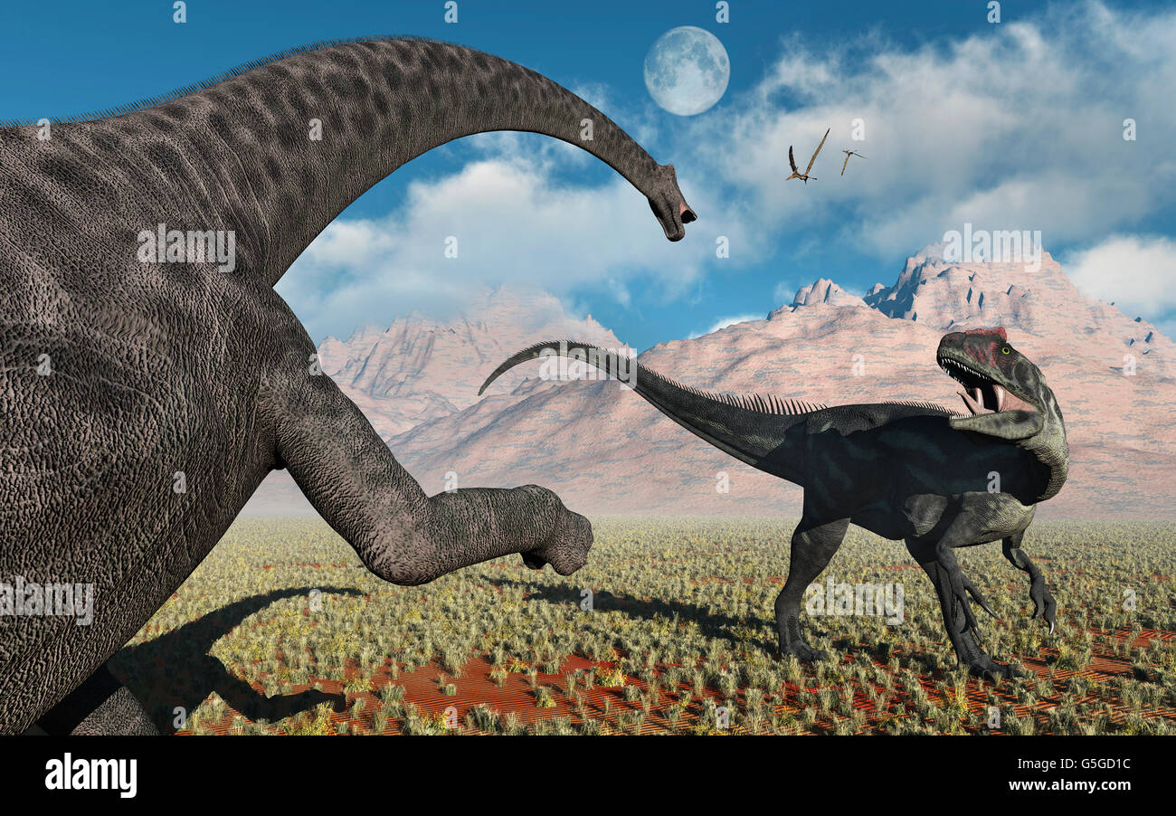 Allosaurus Vs Brachiosaurus