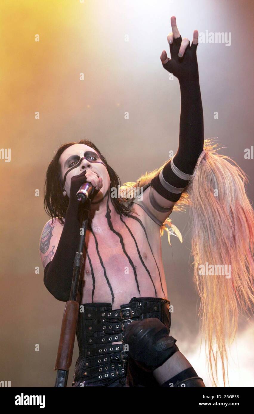 Reading Festival Manson Stock Photo - Alamy