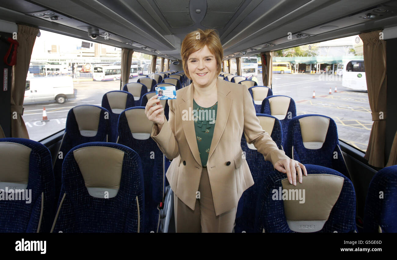 Scotland-wide travel smart card announcement Stock Photo - Alamy