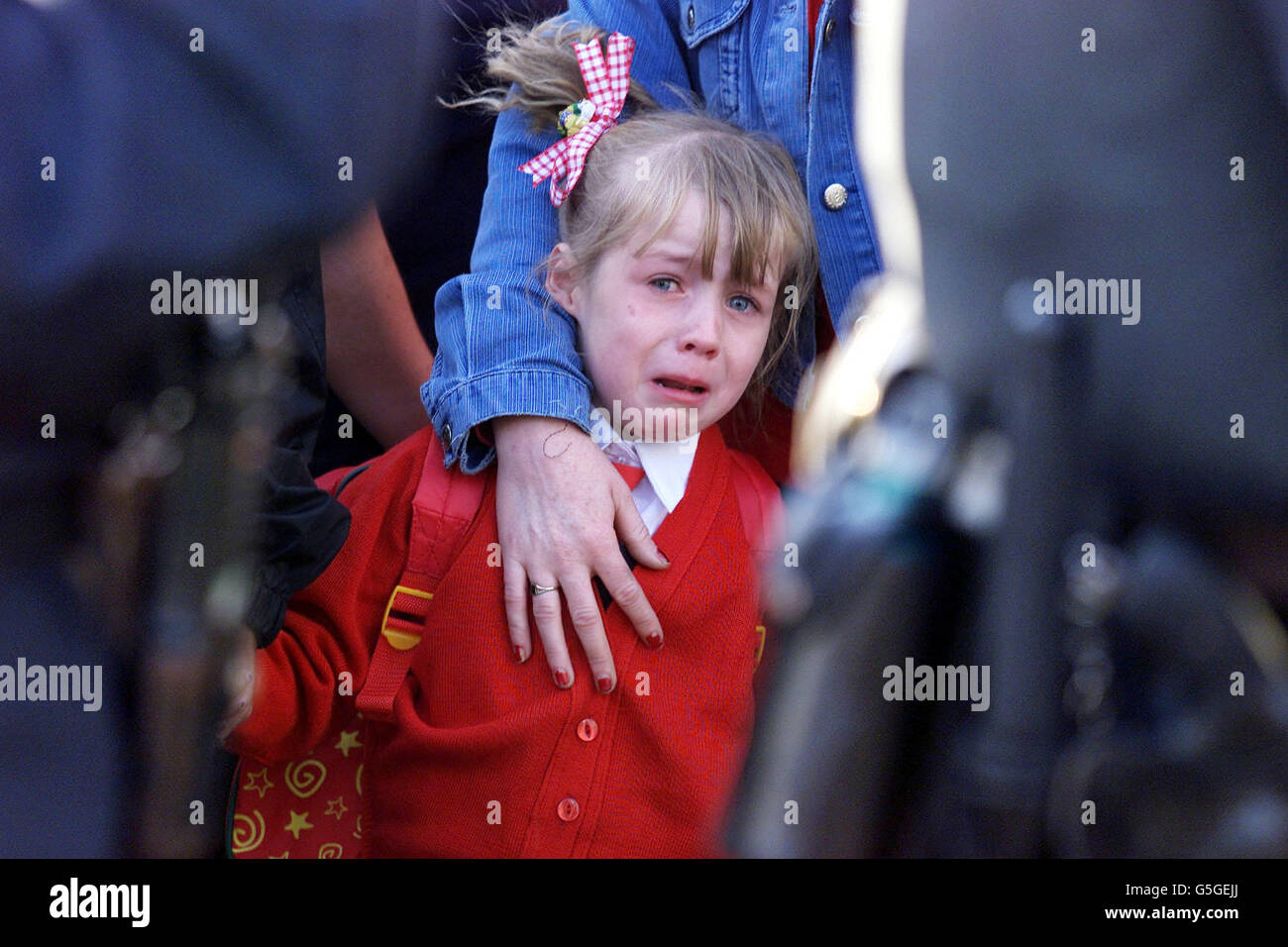 School Girls Arrive During Protests Stock Photo - Alamy