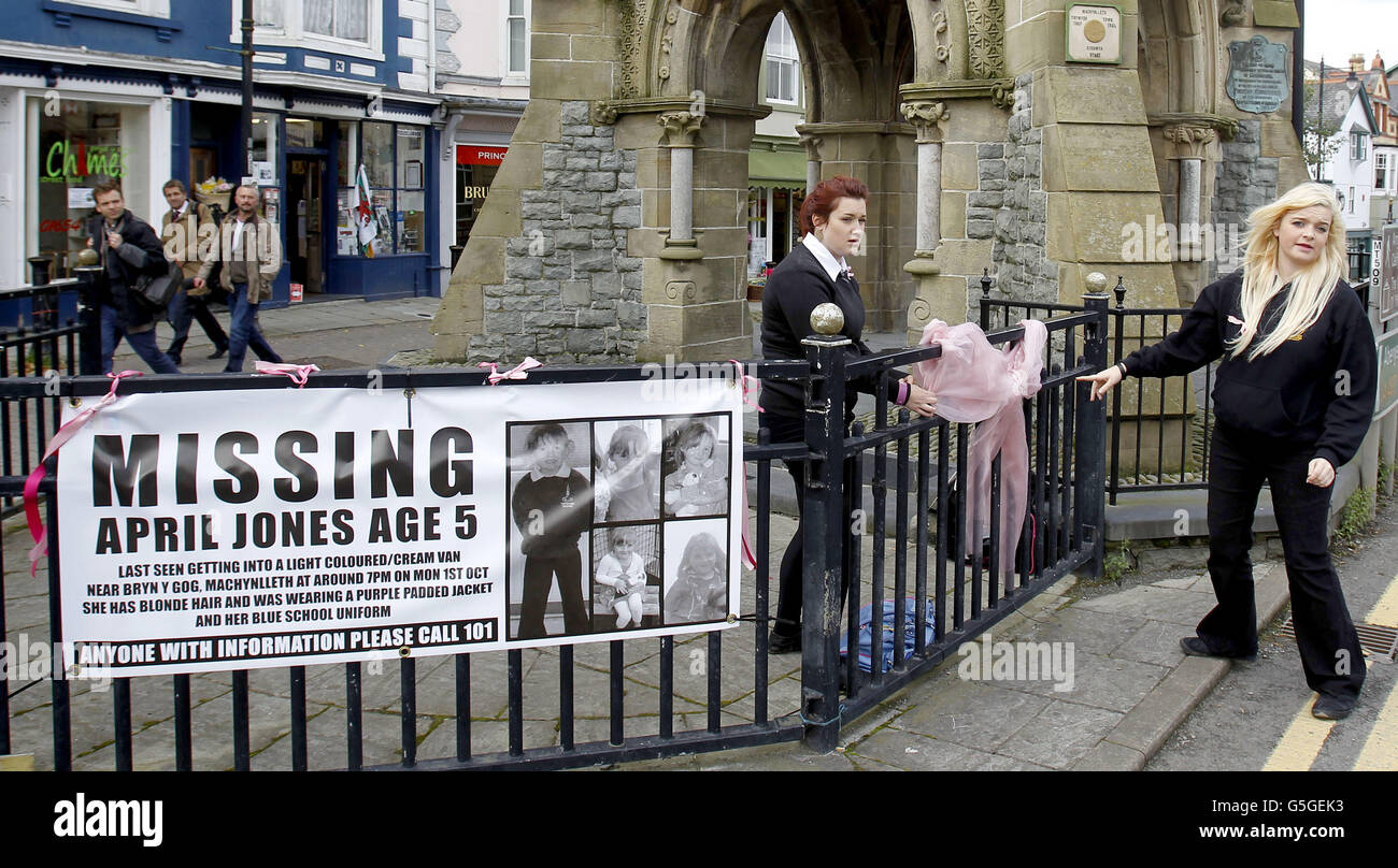 April Jones missing Stock Photo - Alamy