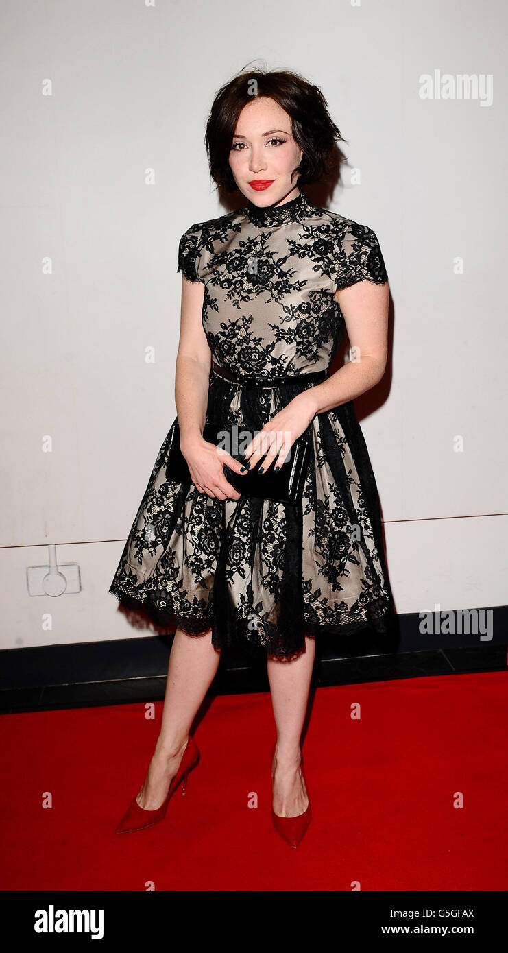 Daisy Lewis arriving at a gala screening of the film Pusher at the ...
