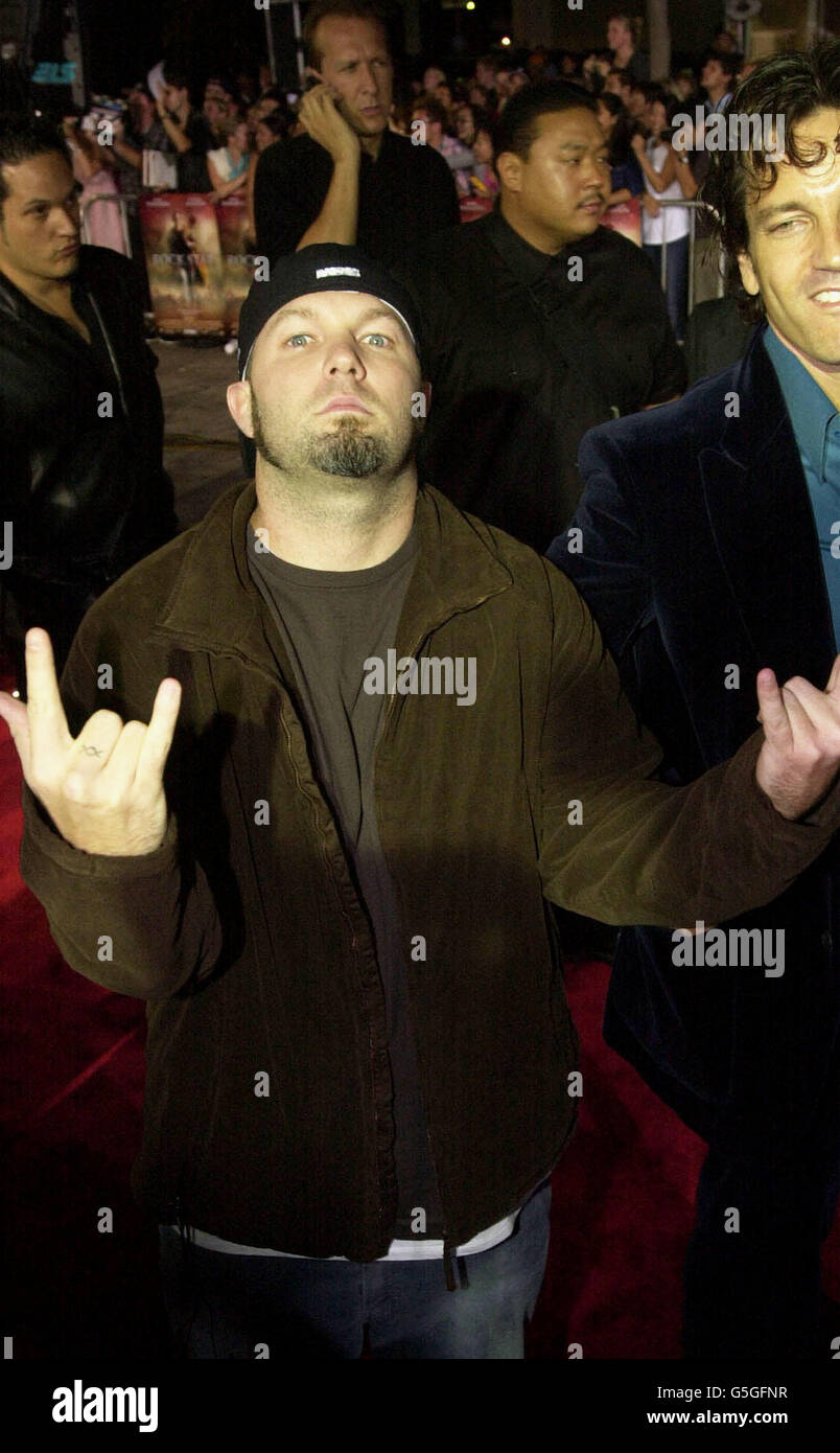 Rockstar premiere/ Fred Durst Stock Photo - Alamy