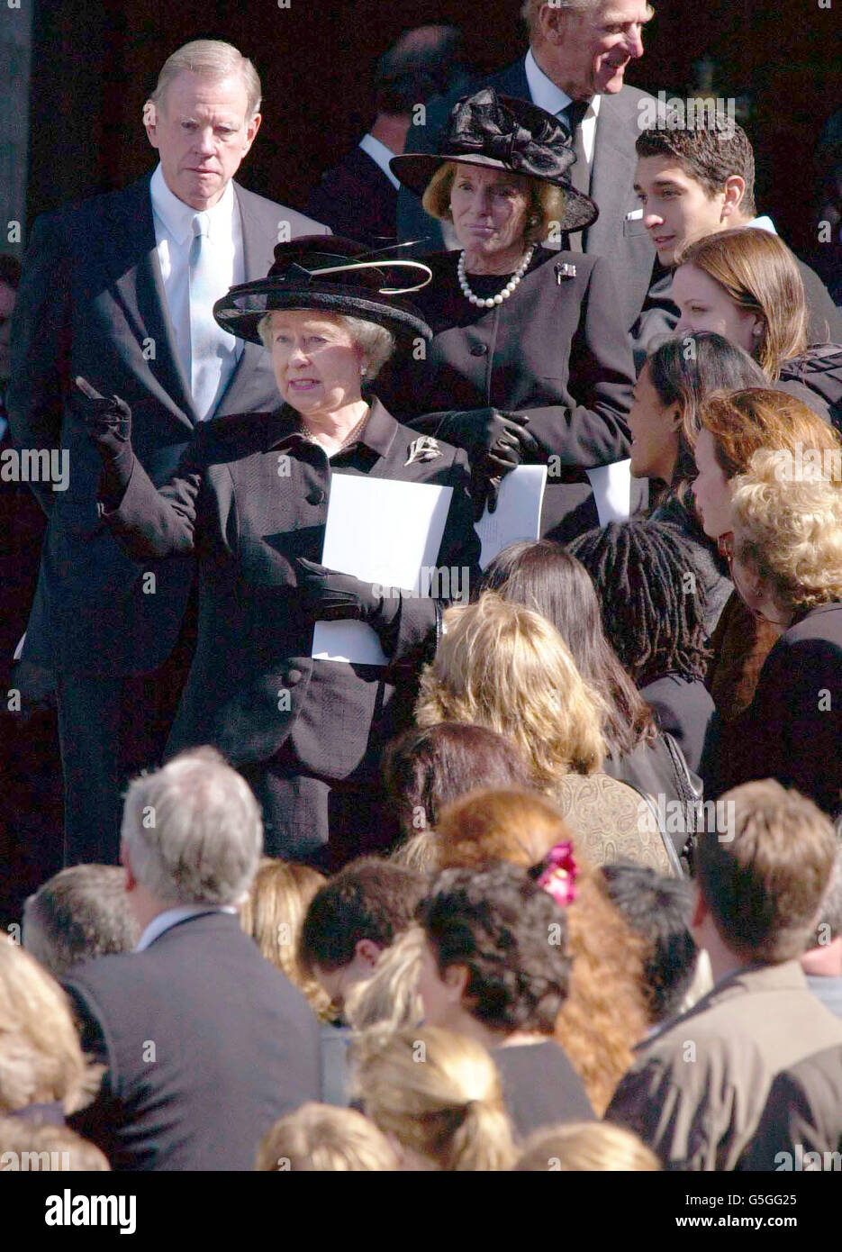 St Paul's Cathedral service/ Queen Stock Photo - Alamy