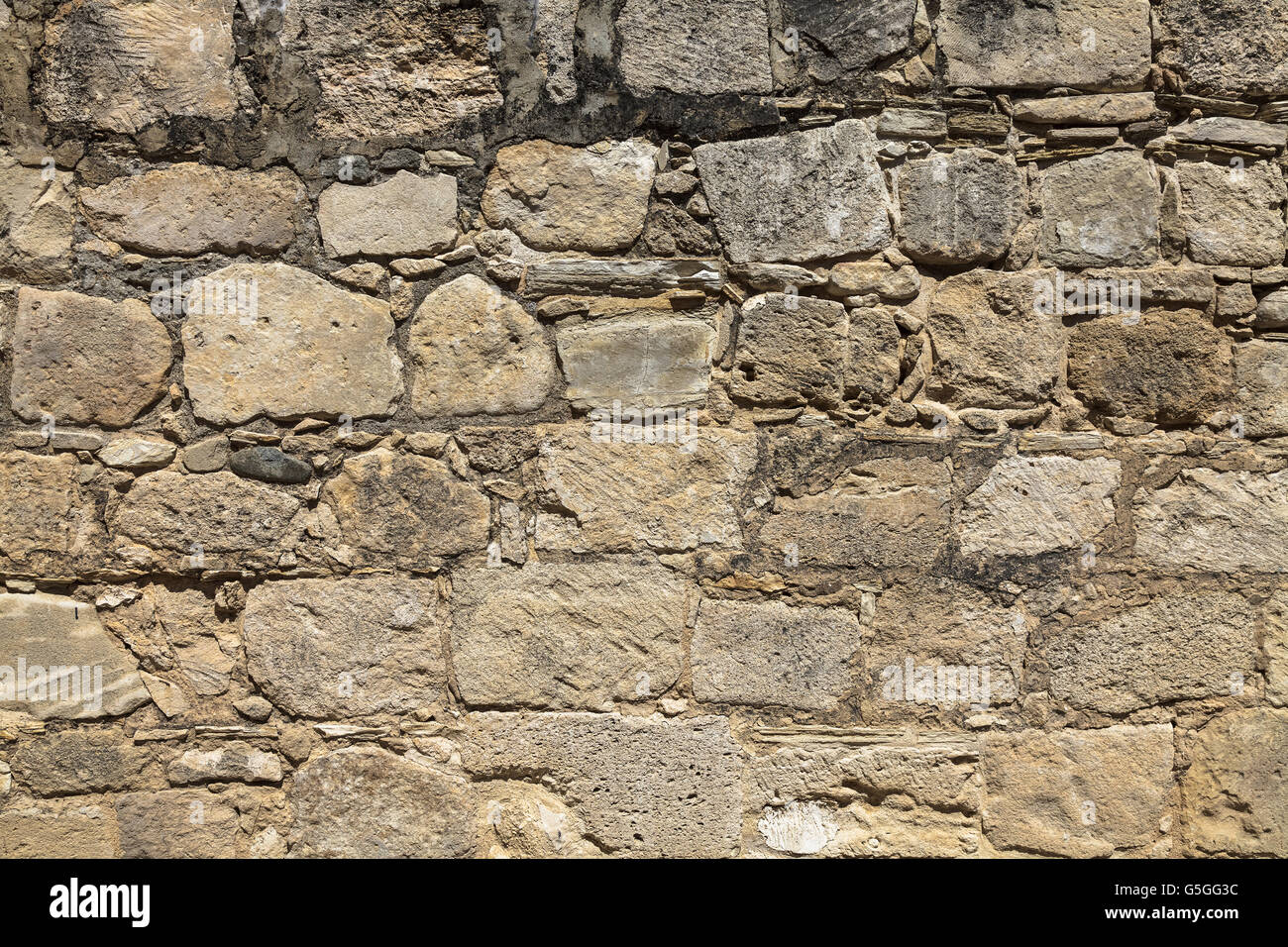 The wall of the ancient monastery Stock Photo - Alamy