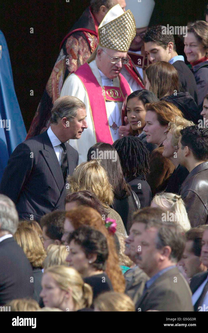 The Prince of Wales (left) and The Archbishop of Canterbury, George ...