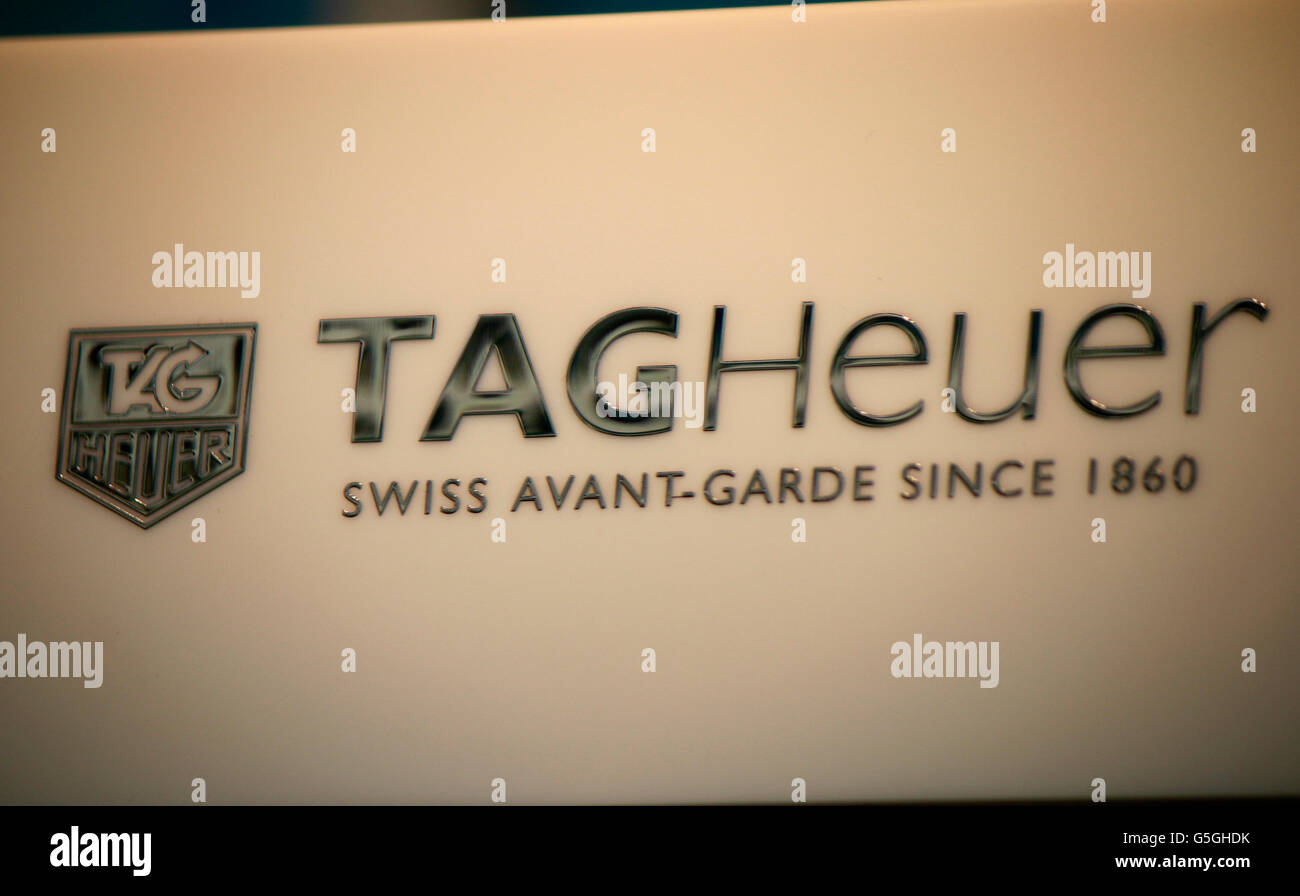 das Logo der Marke "Tag Heuer", Berlin Stock Photo - Alamy
