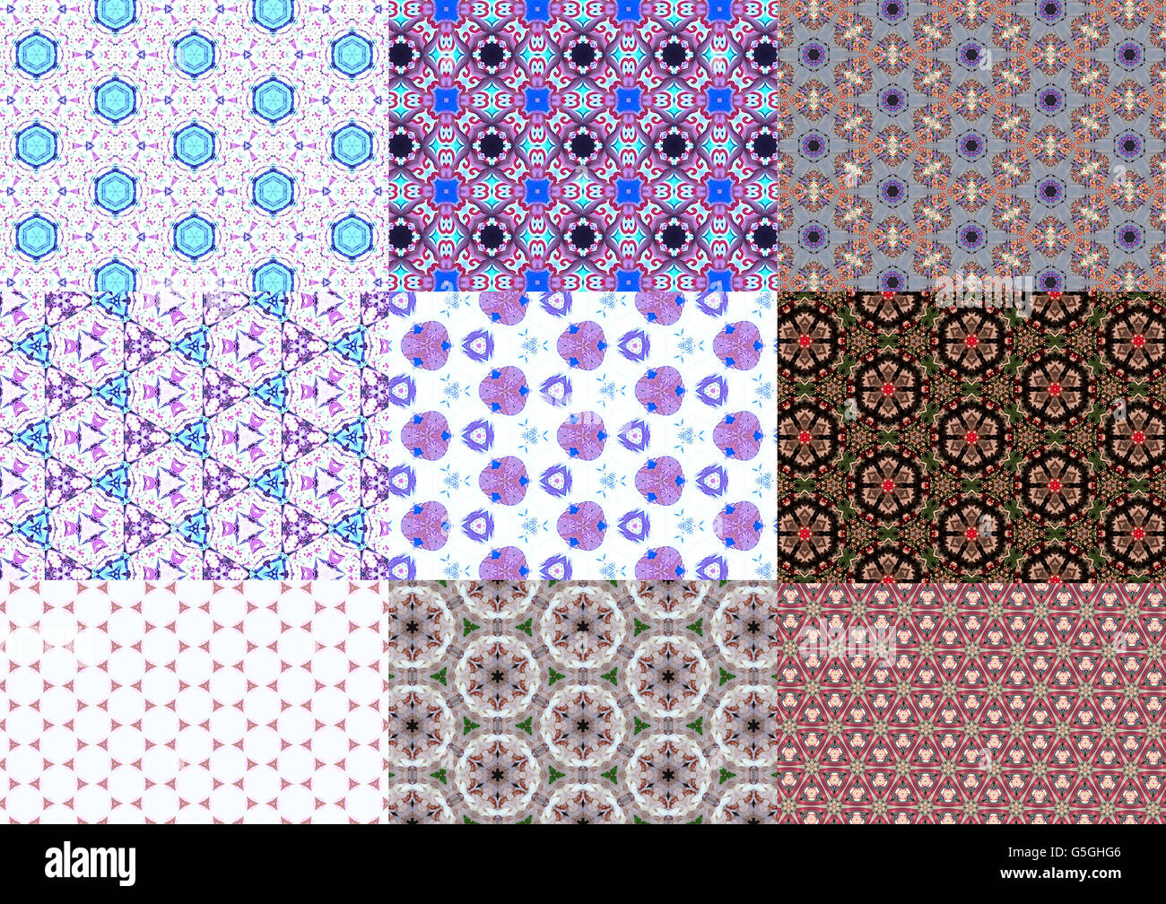 Set of abstract background pattern for wallpaper Stock Photo - Alamy