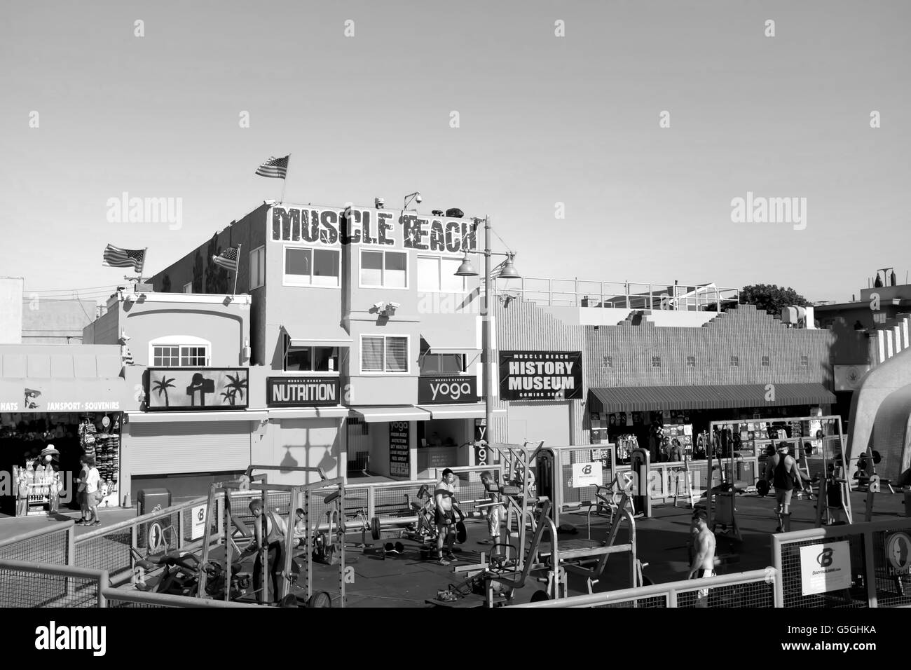 Muscle beach california hi-res stock photography and images - Alamy