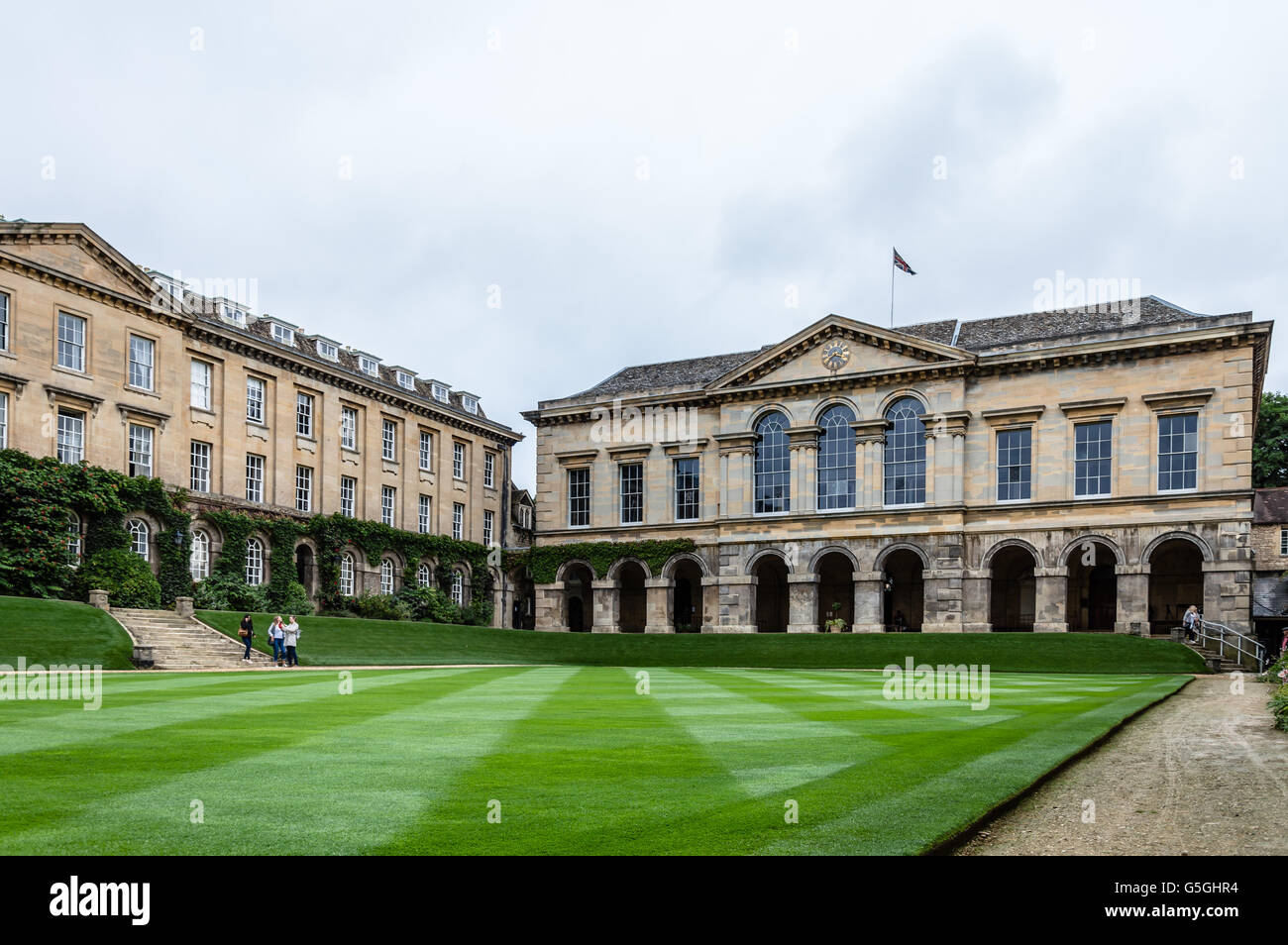 Worcester college garden hi-res stock photography and images - Alamy