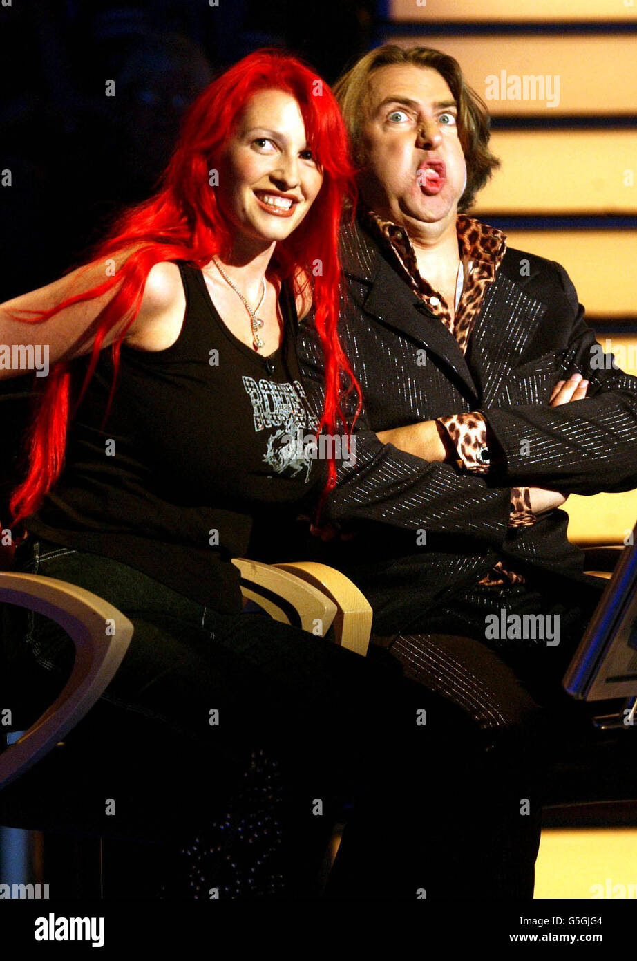 Jonathan ross and wife jane goldman during a celebrity special of the ...