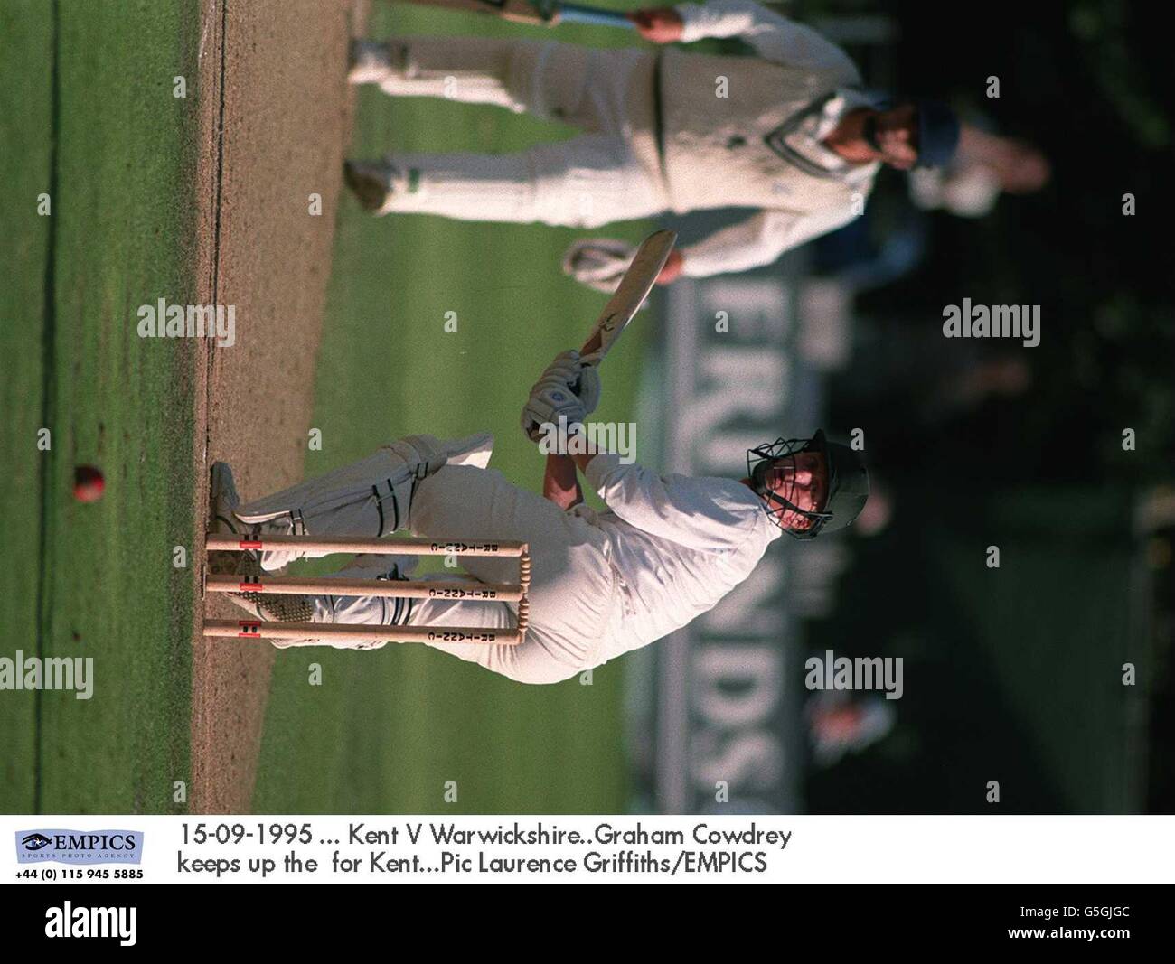 Graham cowdrey keeps up for kent hi-res stock photography and images ...