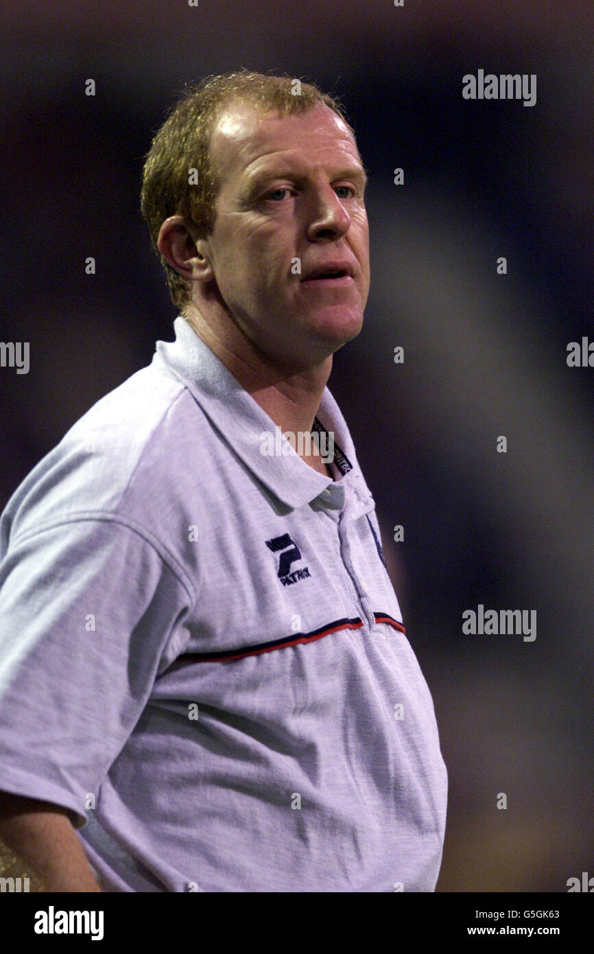 West bromwich albion football club manager gary megson hi-res stock ...