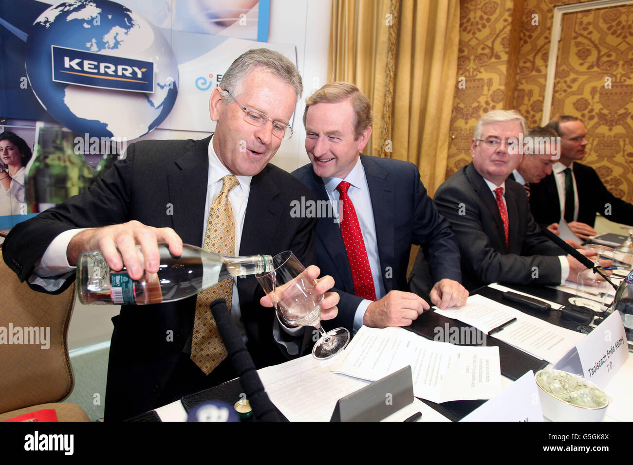 Kerry group ceo stan mccarthy announcement shelbourne hotel in dublin ...