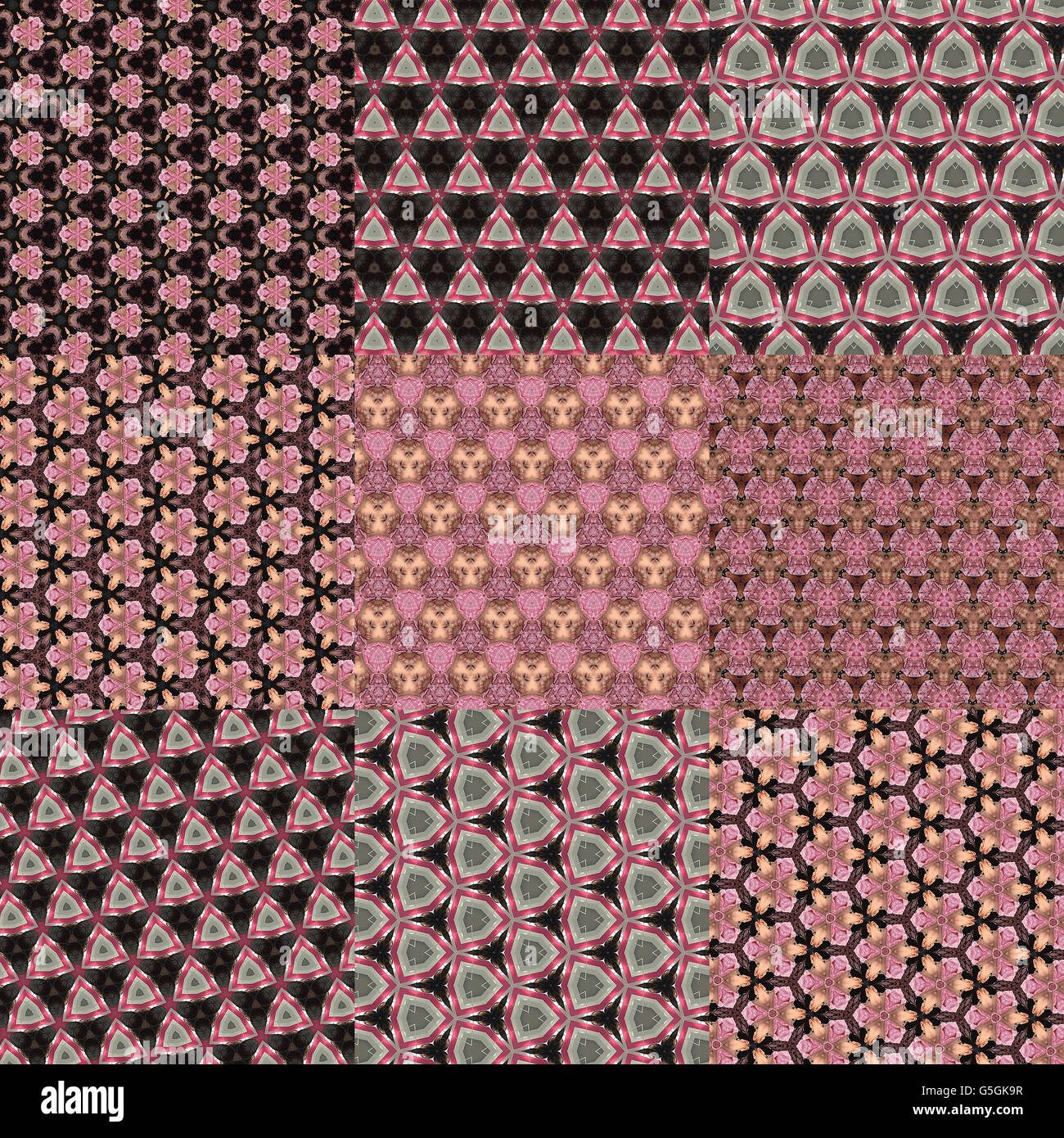 Set of abstract background pattern for wallpaper Stock Photo - Alamy