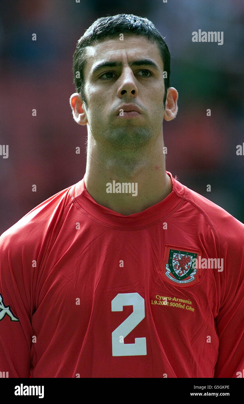 Wales v Armenia/ Mark Delaney. Mark Delaney - Wales, during the team ...