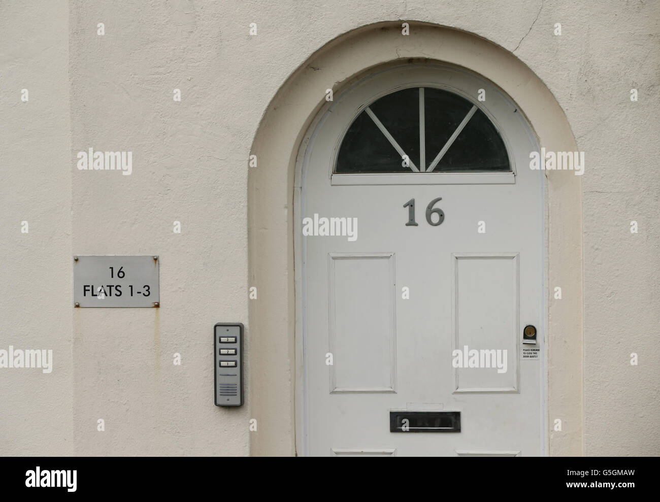 A view of Flat 2, 16 Cotmandene in Dorking, Surrey, which is believed ...