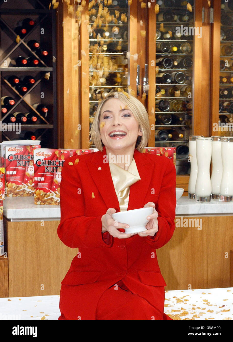 Lisa Rogers Crunchy Nut Red launch Stock Photo - Alamy