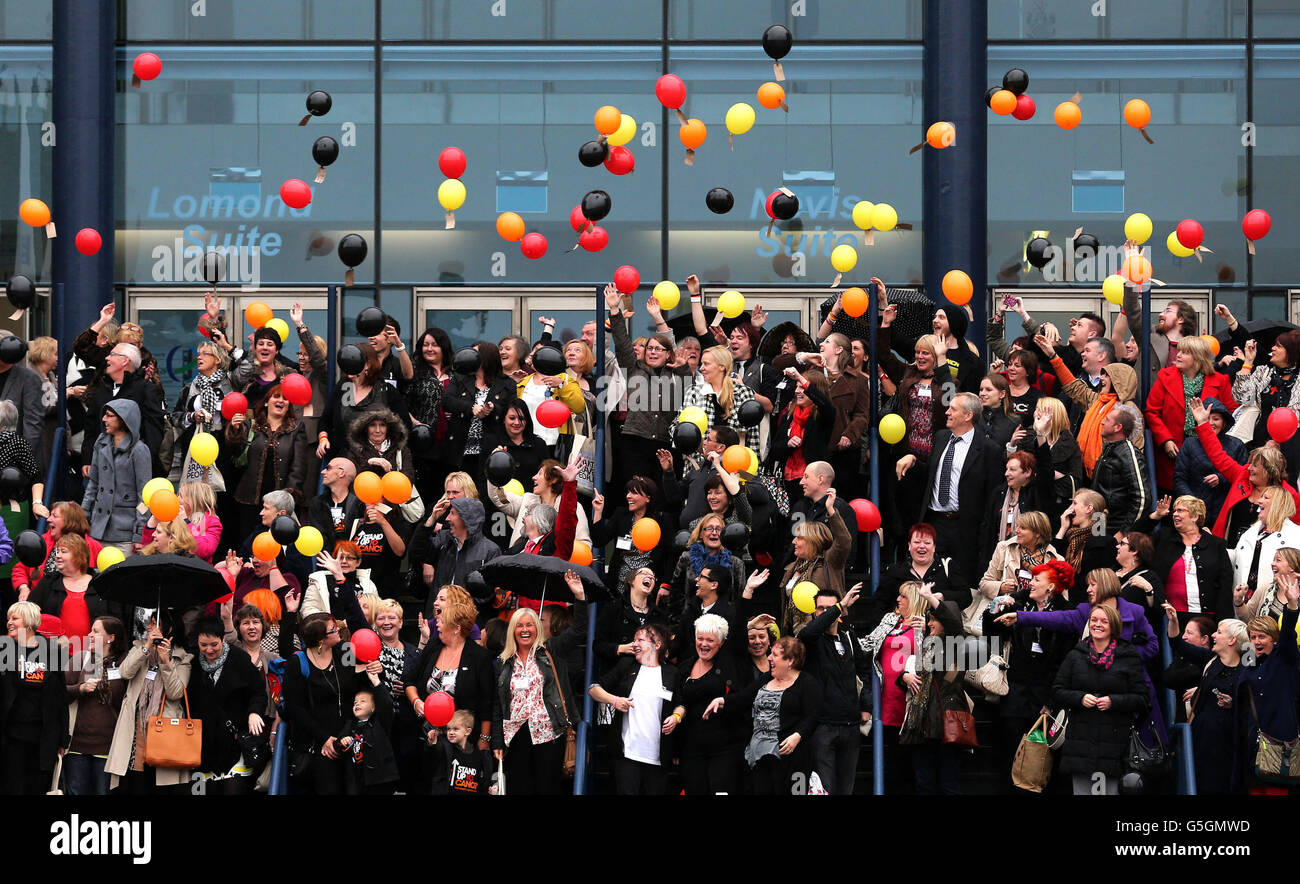 Stand Up To Cancer Stock Photo - Alamy