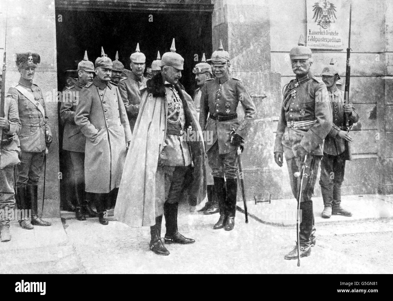 World War One - German Leaders - Galician Front Stock Photo - Alamy
