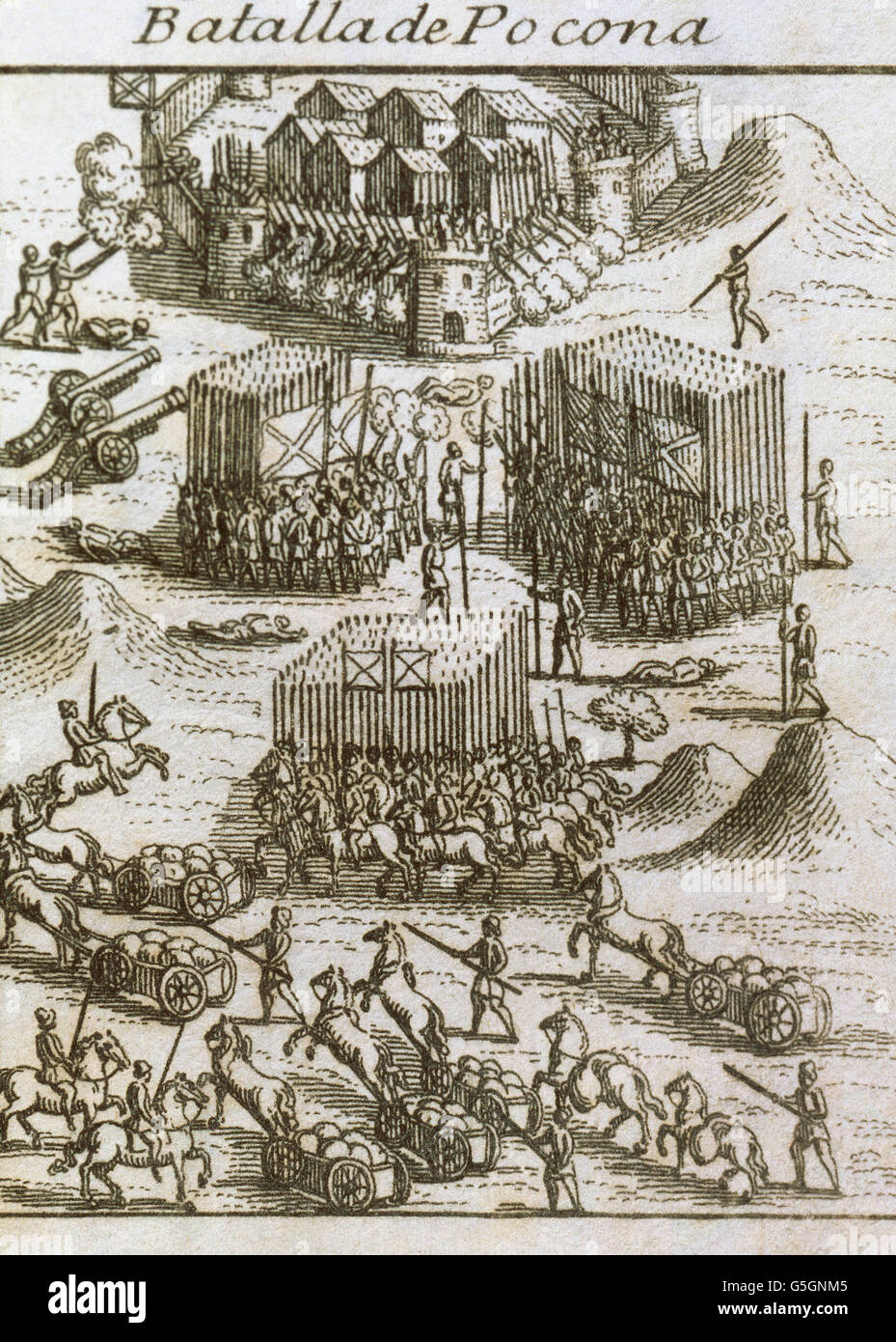 Peruvian civil wars between the Spanish conquerors (1537-1554). Battle ...