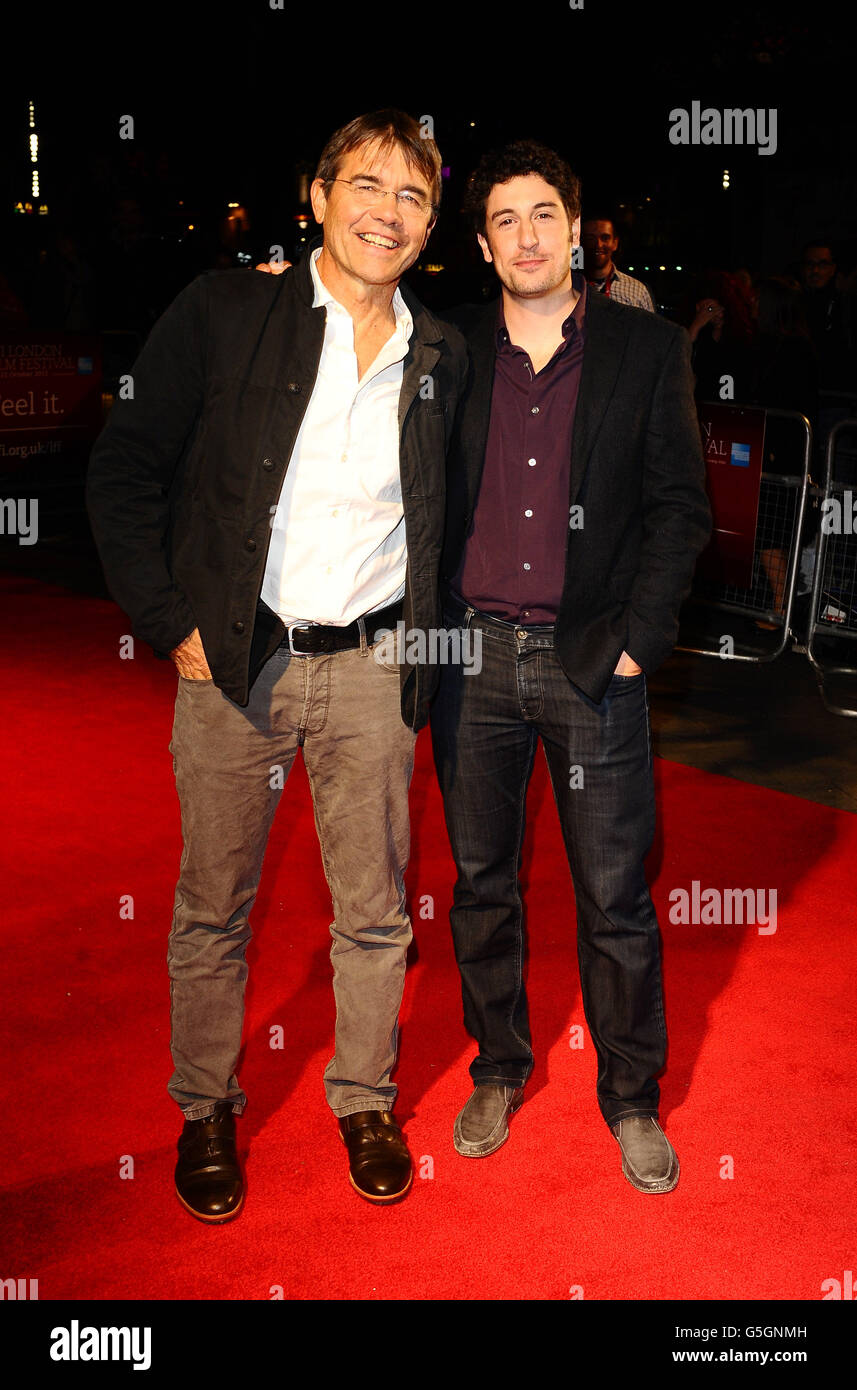 Stephen Gyllenhaal (left) and Jason Biggs arriving at the BFI London ...