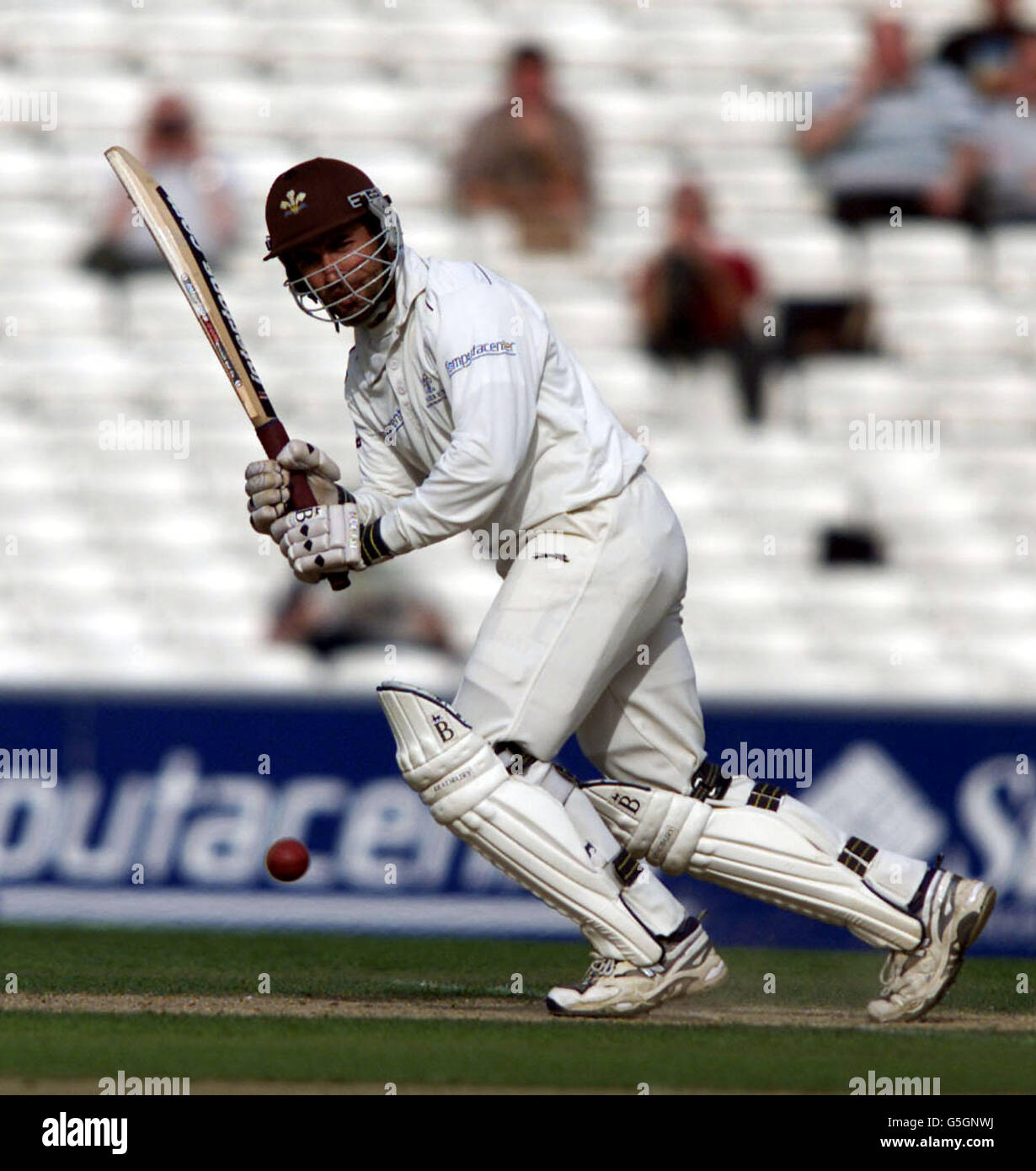 Surrey v Yorkshire/ Adam Hollioake. Surrey's Adam Hollioake hits ...