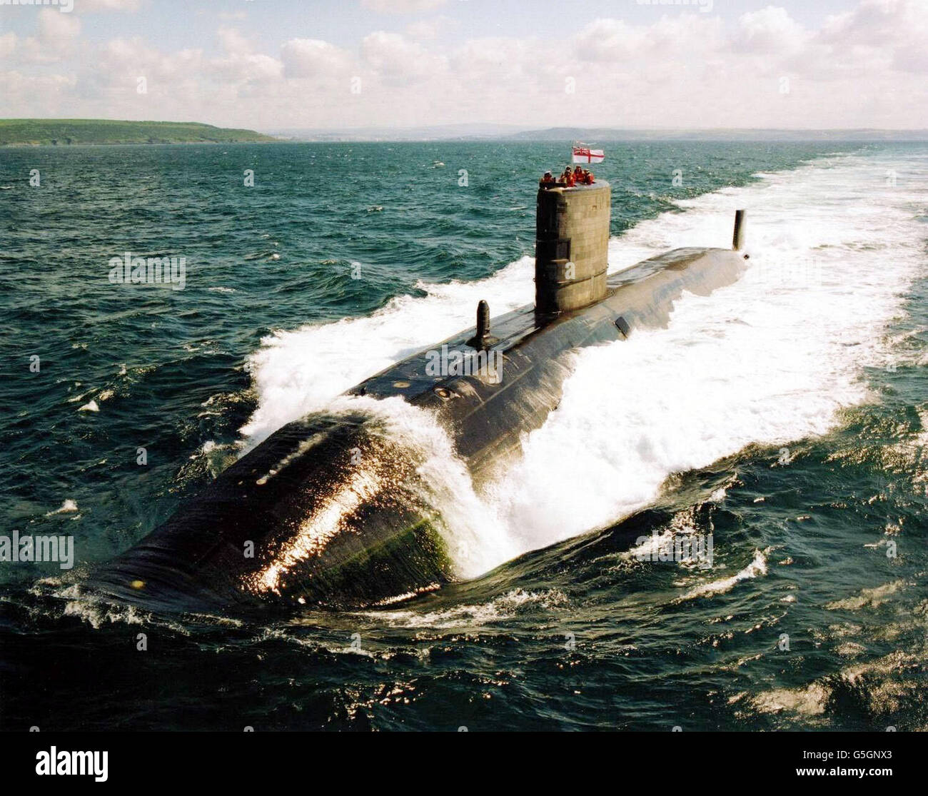 Undated Ministry of Defence picture of the British nuclear Submarine ...